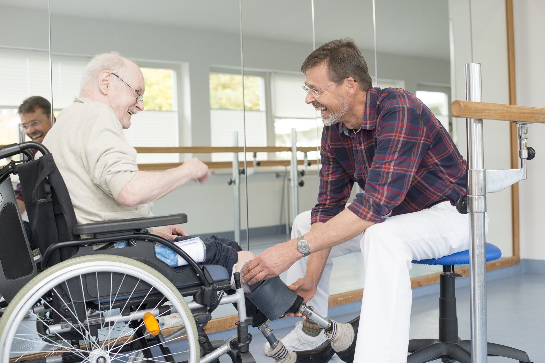 Die Gehschule der VITREA Rehaklinik Damp